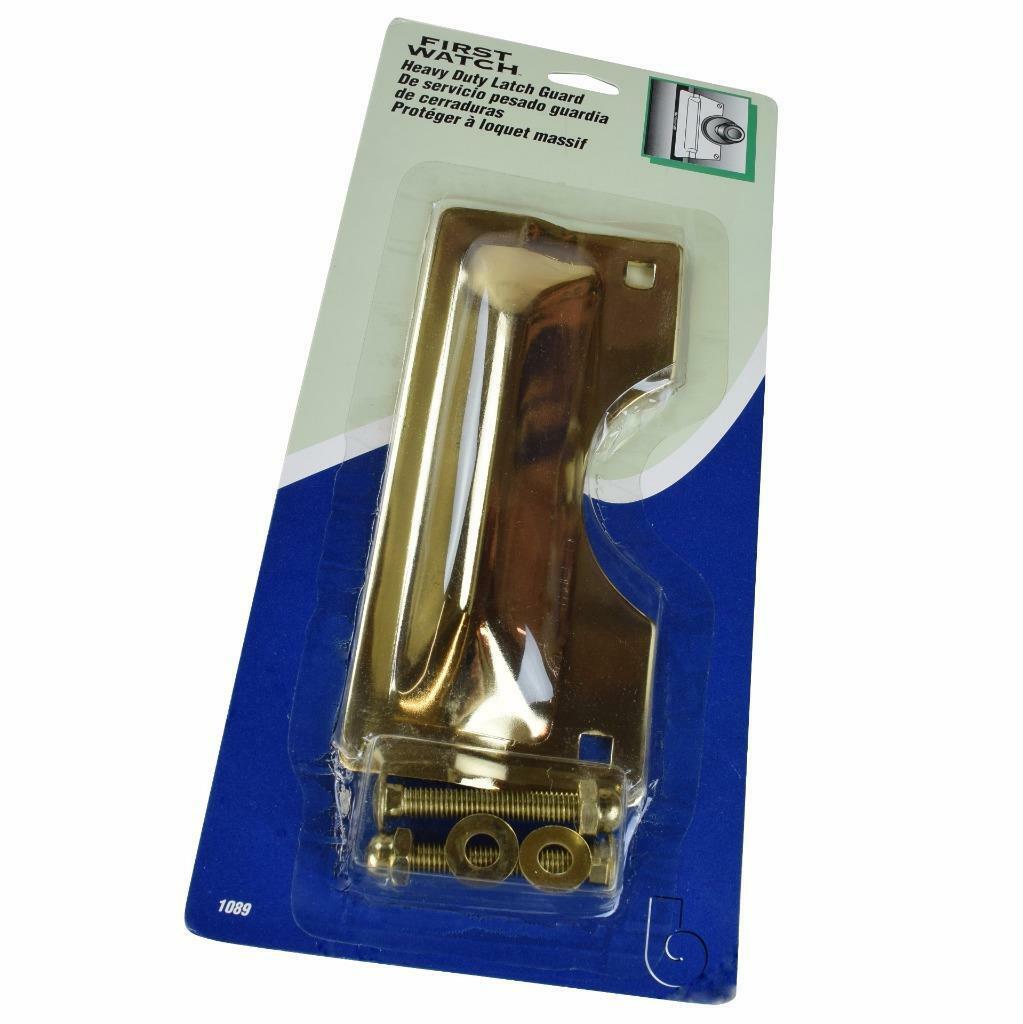 Hickory #1089 Heavy Duty Latch Guard, Polished Brass, First Watch Door ...