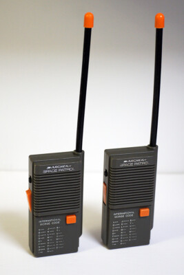 Vintage Pair of Radio Shack Archer Space Patrol Walkie Talkies 60-4015 ...