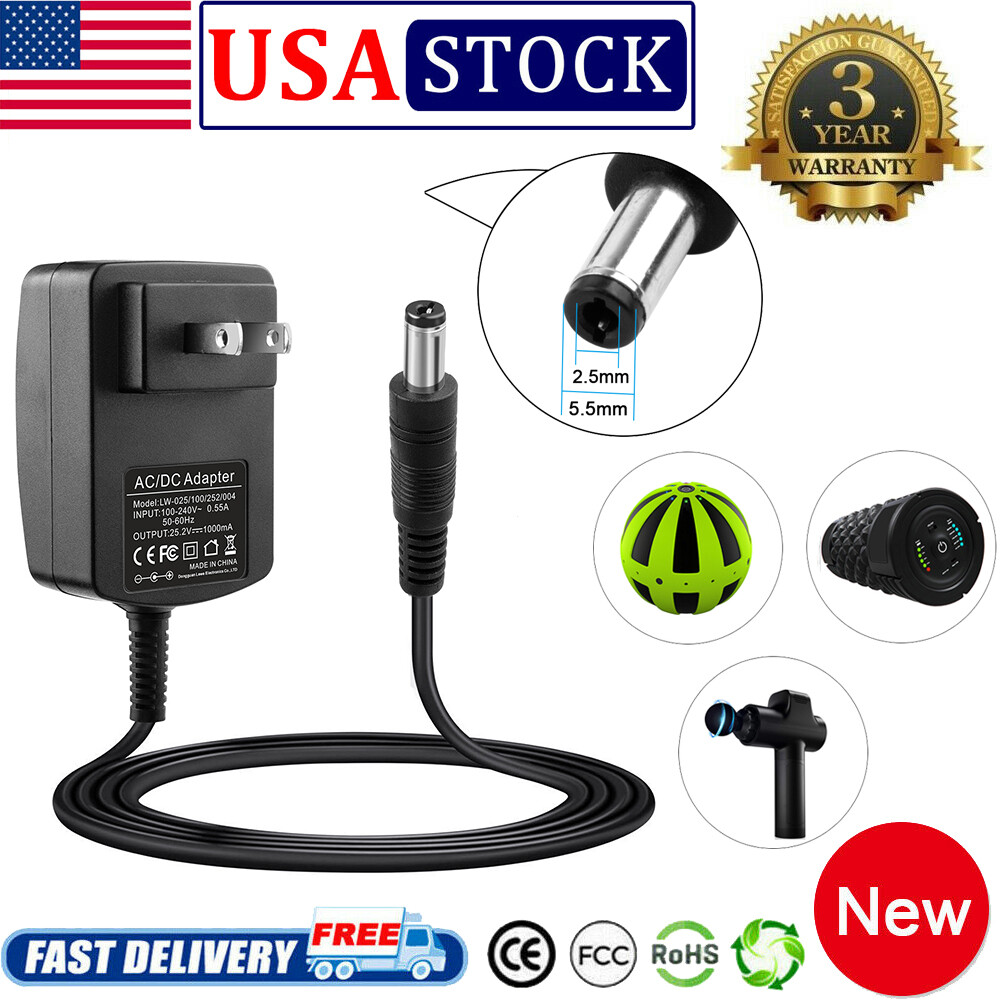 25.2V Adapter Charger for Hyperice Hypervolt #53000 001-00 Massager ...