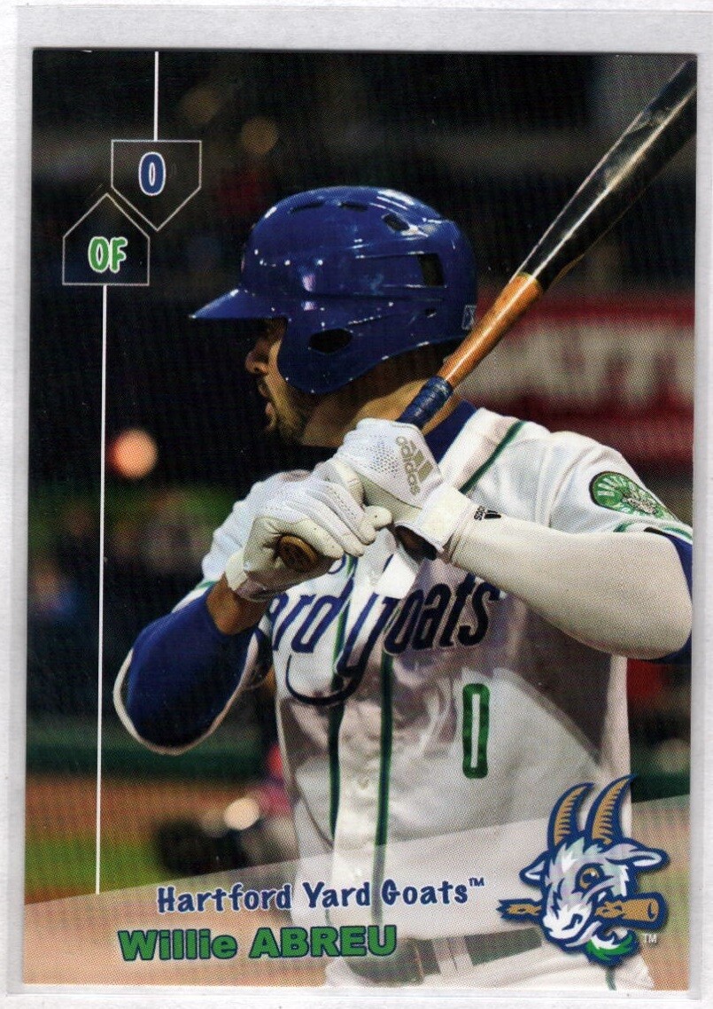 Willie Abreu 2019 Grandstand Hartford Yard Goats | eBay