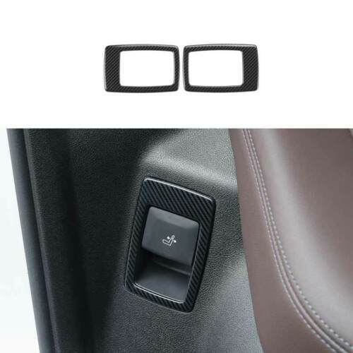 For BMW X3 X4 2018~2021 Carbon Fiber Steel Rear Seat Button Switch ...