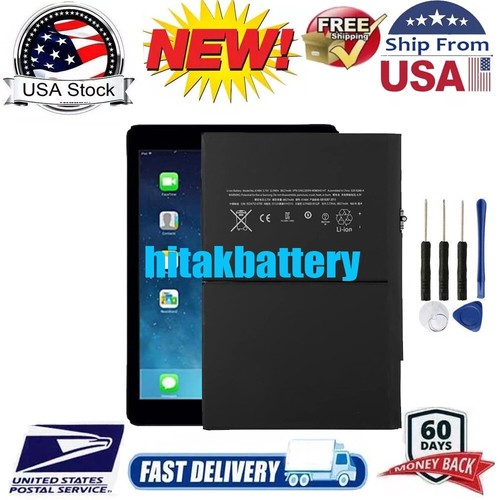 A1484 Battery for iPad 6th Gen A1893 A1954, iPad 7th Gen A2197 A2198 ...