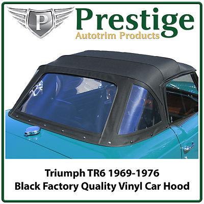 Triumph TR6 Car Hood Hoods Top Tops Roof Black Vinyl 1969-1976 | eBay UK