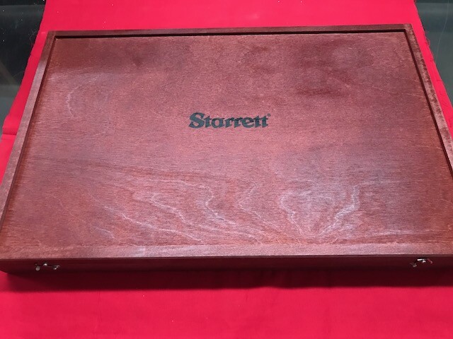 Starrett 932 Wood Case for 216Z-9 / 436Z-9 Micrometer, 9"/225mm IN ...