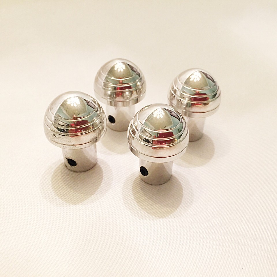 4 x 1940's Ford Style Polished Aluminum Dash Knobs - SoCal Speed Shop | eBay