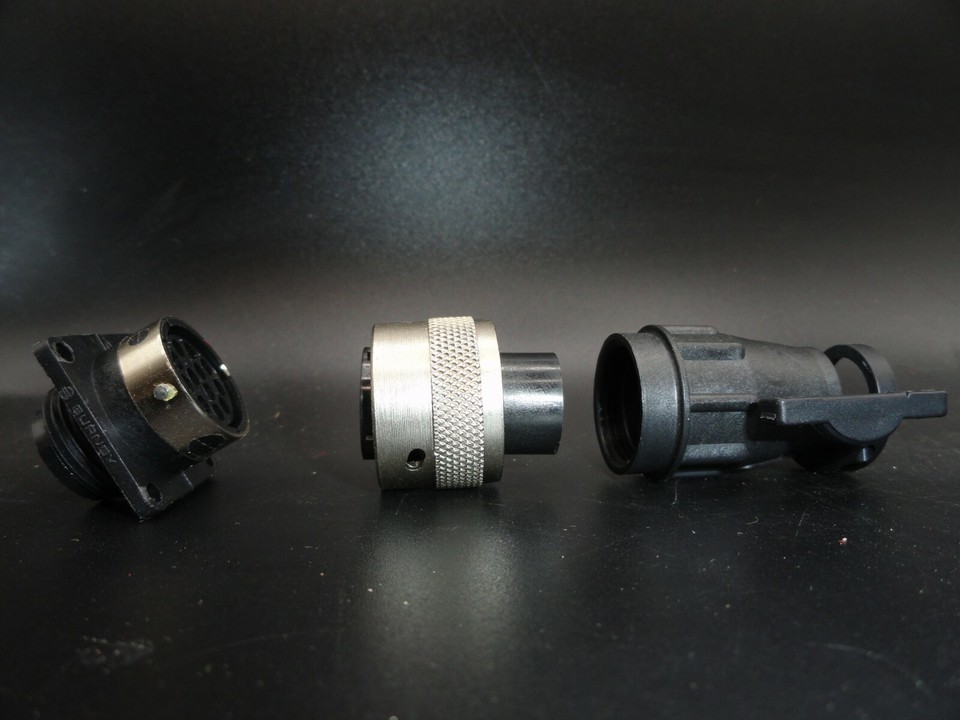 BURNDY 12 PIN CONNECTOR SET UTG01412S, UTG61412PN, UTG14AC (QTY 1 SET ...