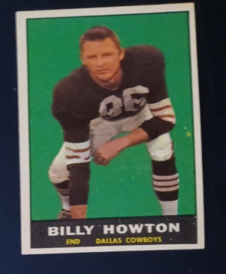1961 Topps Billy Howton Card #24 near mint (see scan) | eBay