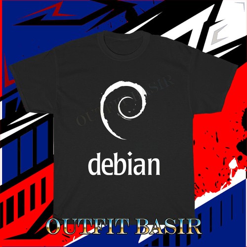 New Linux Debian Logo T-Shirt Funny Size S to 5XL | eBay