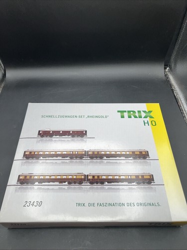 TRIX 23430 RHEINGOLD 5-WAGON SET HO SCALE PASSENGER WAGONS | eBay