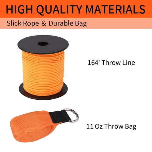 SENSILIN Arborist Throw Line Kit, Arborist Throw Weight and Line Kit, 164’ Ul... | eBay