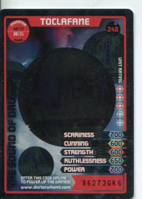 Doctor Who Monster Invasion Extreme Card #248 Toclafane | eBay UK