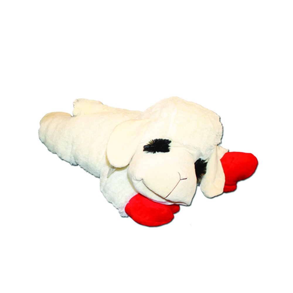 Jumbo Size Plush Dog Toy Squeaker Inside Multipet Lamb Chop Dog Toy 24 ...
