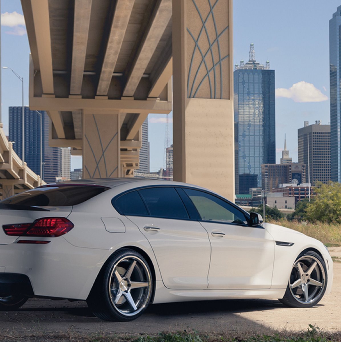19x9.5 FERRADA FR3 SILVER w/ CHROME LIP CONCAVE WHEELS RIMS | eBay