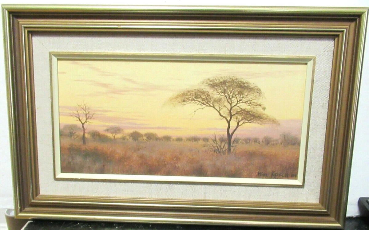 African Safari Landscape Painting
