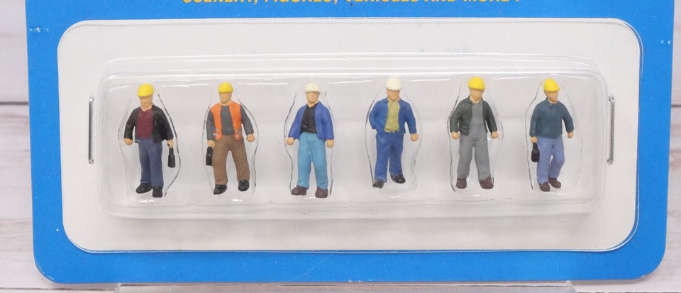 Walthers Scenemaster 949-6047, Six Construction Workers, HO Scale | eBay