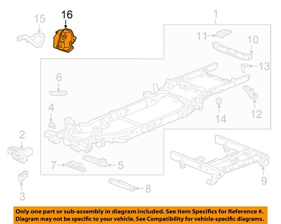 GM OEM 19-23 Sierra 1500 Frame Frame Components-Access Cover 23390824 ...