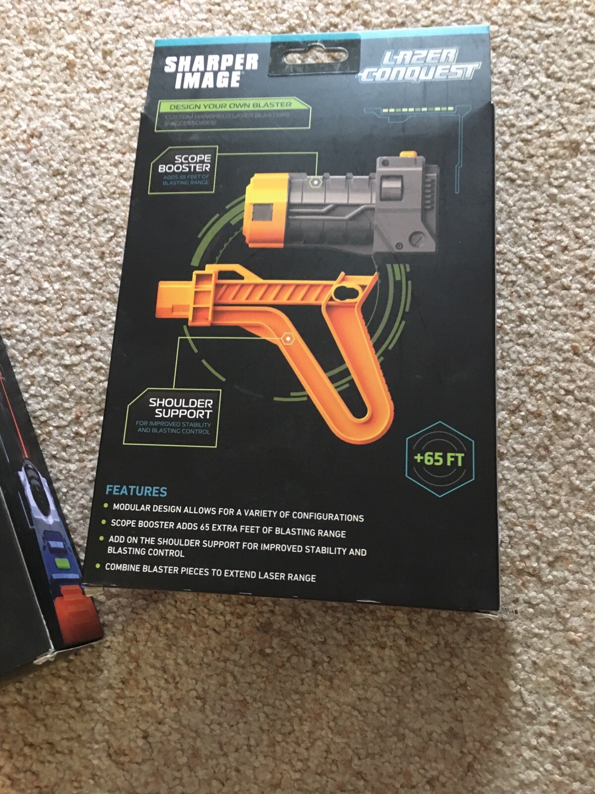 Lazer Conquest Design Your Own Blaster 2 Pc Booster Kit Sharper Image ...