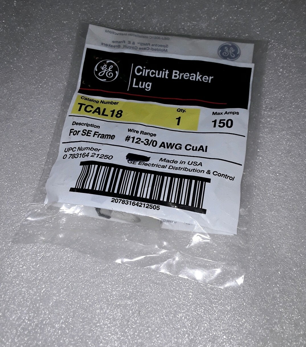 TCAL18 GE LUG KIT NEW | eBay