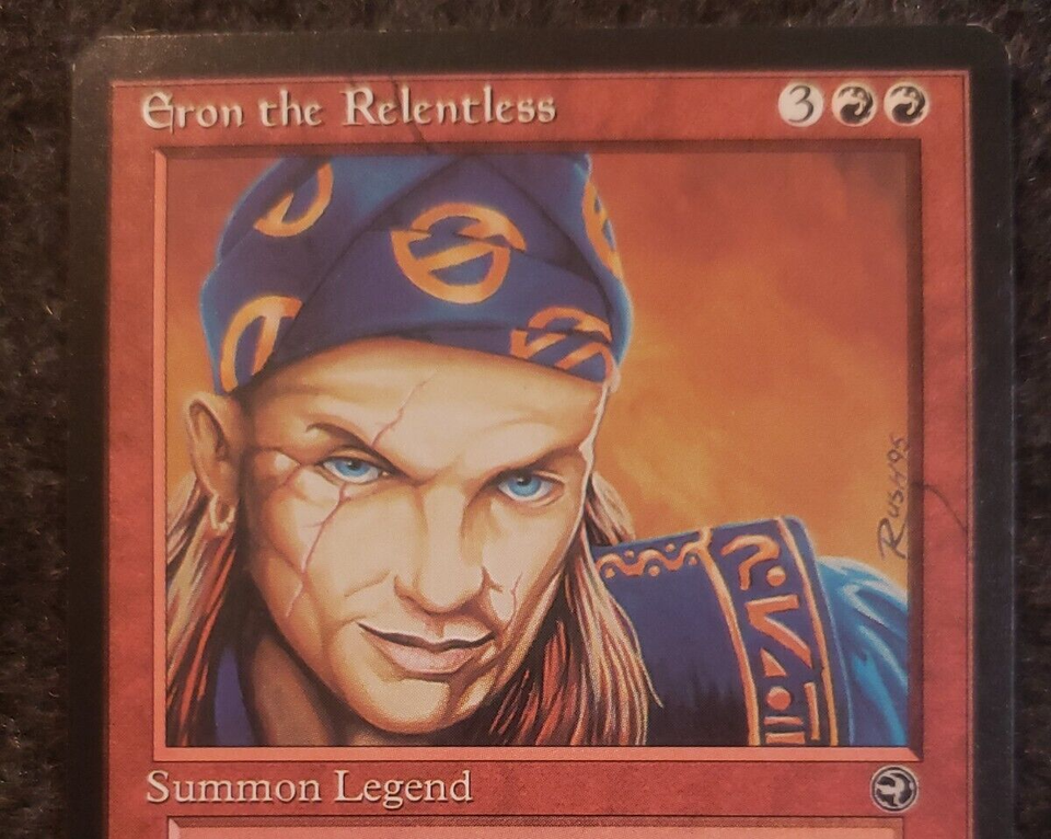 Eron the Relentless MTG Magic the Gathering CARD NEVER PLAYED (DS3D1C6 ...