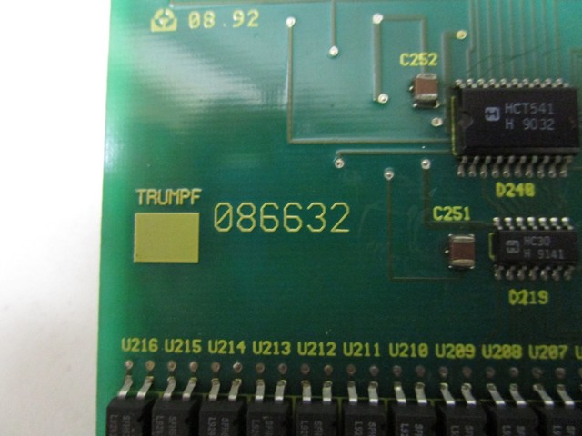 Trumpf / Siemens Tasc Laser Welder Digital I/o Board PCB 086632 for ...