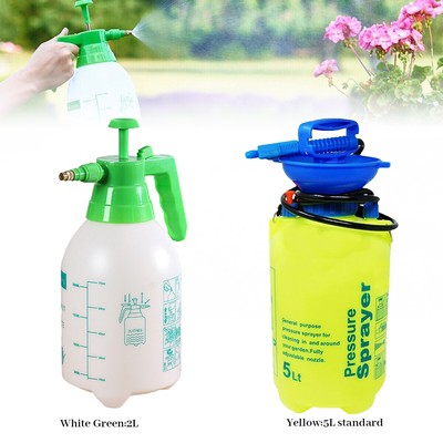2L -5L Garden Pressure Sprayer Portable Hand Pump Chemical Weed Spray ...