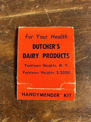Vintage Dutcher‘s Dairy Products, Yorktown Heights, New York HANDY ...