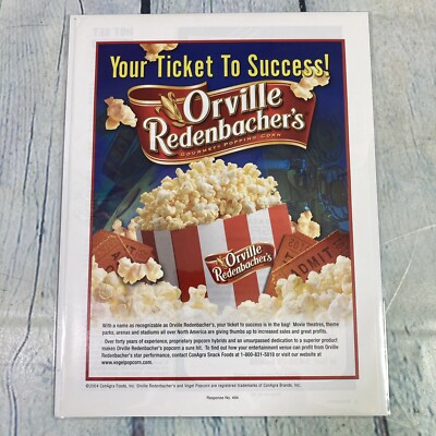 2004 Orville Redenbacher's Popcorn Vintage Print Ad/Poster Promo Art ...