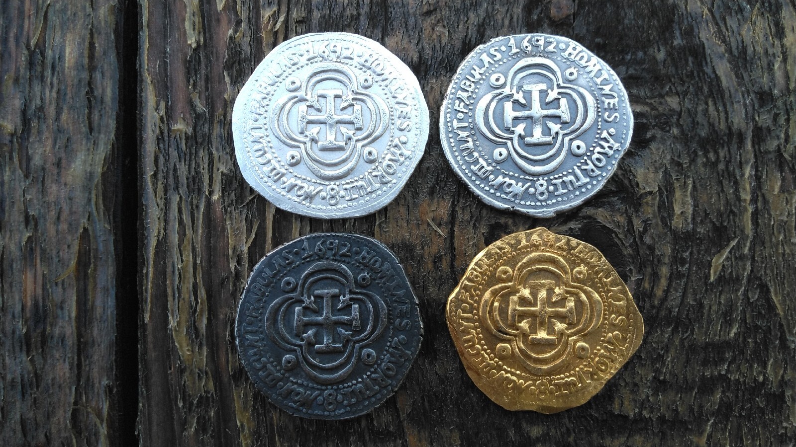 Handmade 8 Reale .999 fine Silver Pirate coin / cob | eBay