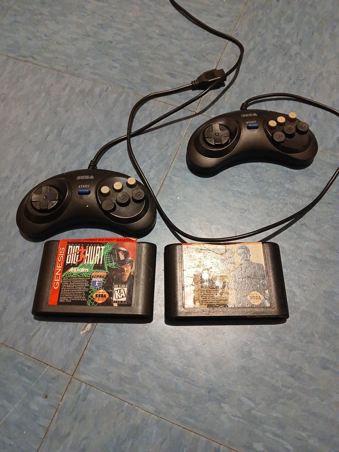 Sega Genesis 2 Controller And 2 Game Lot | eBay