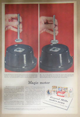 General Mills Baking Ad: Promo Ad Magic Motor ! from 1946 Size: 11 x 15 ...