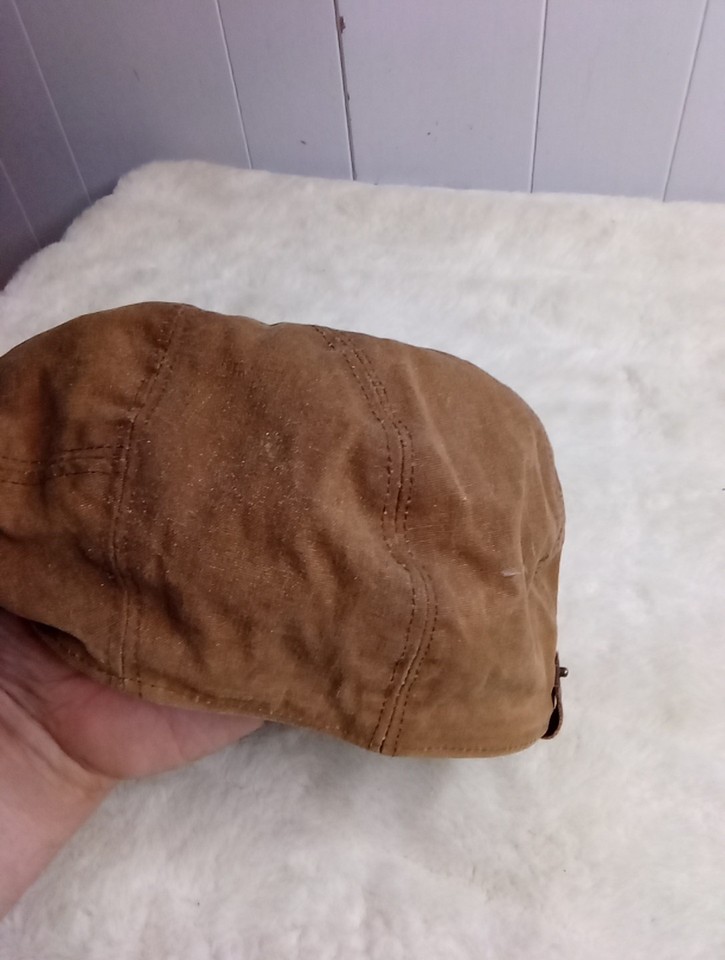Wind River By Bailey Cabbie/Newsboy Cap Hat Brown Canvas Men's XL | eBay