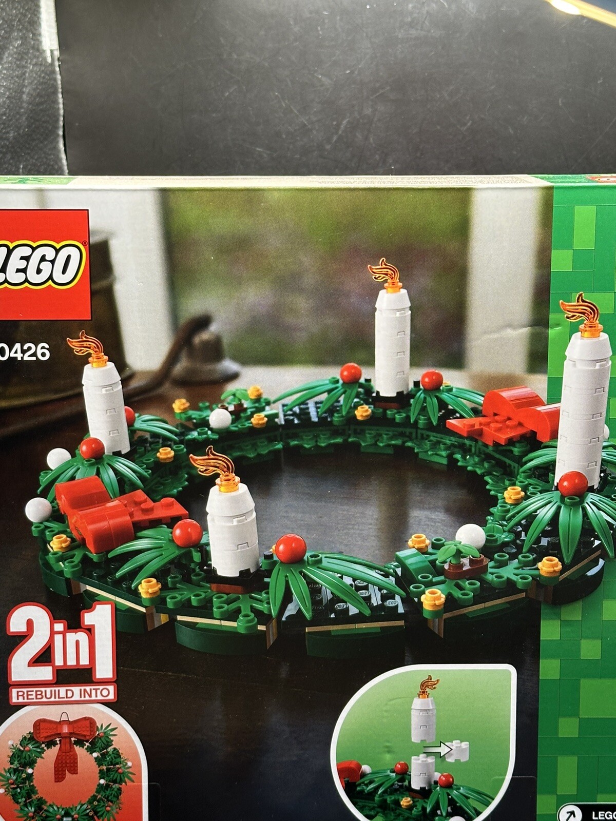 LEGO Seasonal: Christmas Wreath 2-in-1 (40426) for sale online | eBay