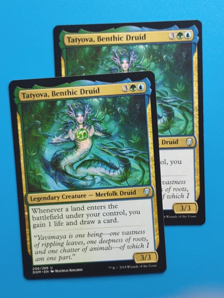 MTG 1x Tatyova Benthic Druid NM Dominaria Magic | eBay