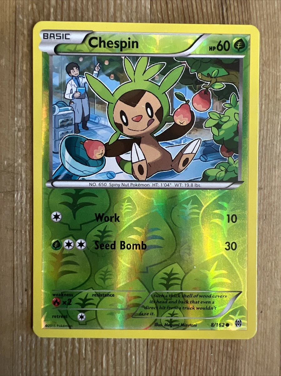 Chespin Pokemon Card
