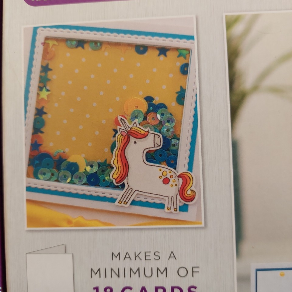 Crafters Companion Shaker Card Craft Kit, Over 225 Elements, makes 18 ...