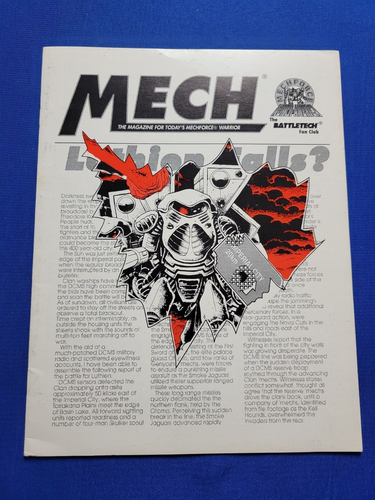 Mech Magazine Vol. 1, No. 1 - Battletech | eBay