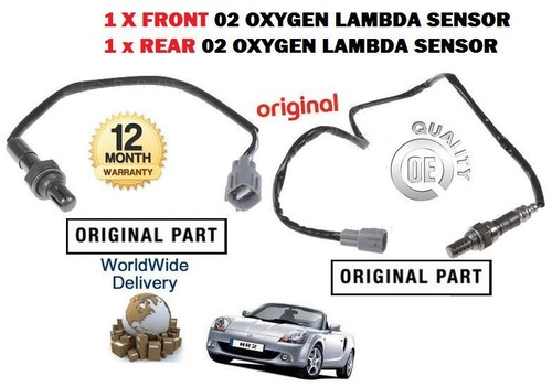 FOR TOYOTA MR2 1.8 VVTi 2000-2007 1x FRONT + 1x REAR O2 OXYGEN LAMBDA ...