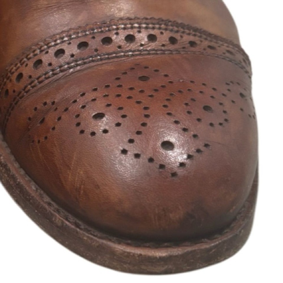 Allen Edmonds Mens Sz 8.5 Brown Walnut Strand By Brooks Brothers ...