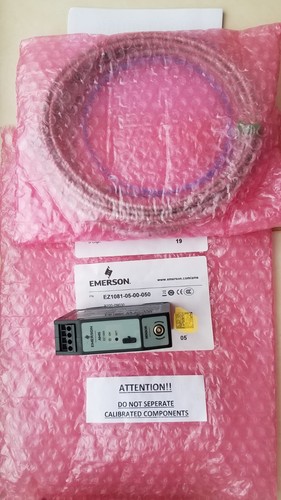 Emerson EZ1000 Eddy Current Converter + EZ1081 armored cable with ...