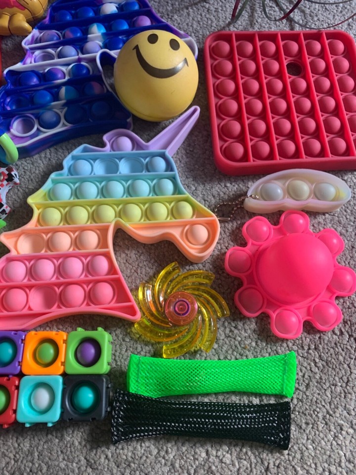 Fidget toys bundle poppets spinners and sensory | eBay