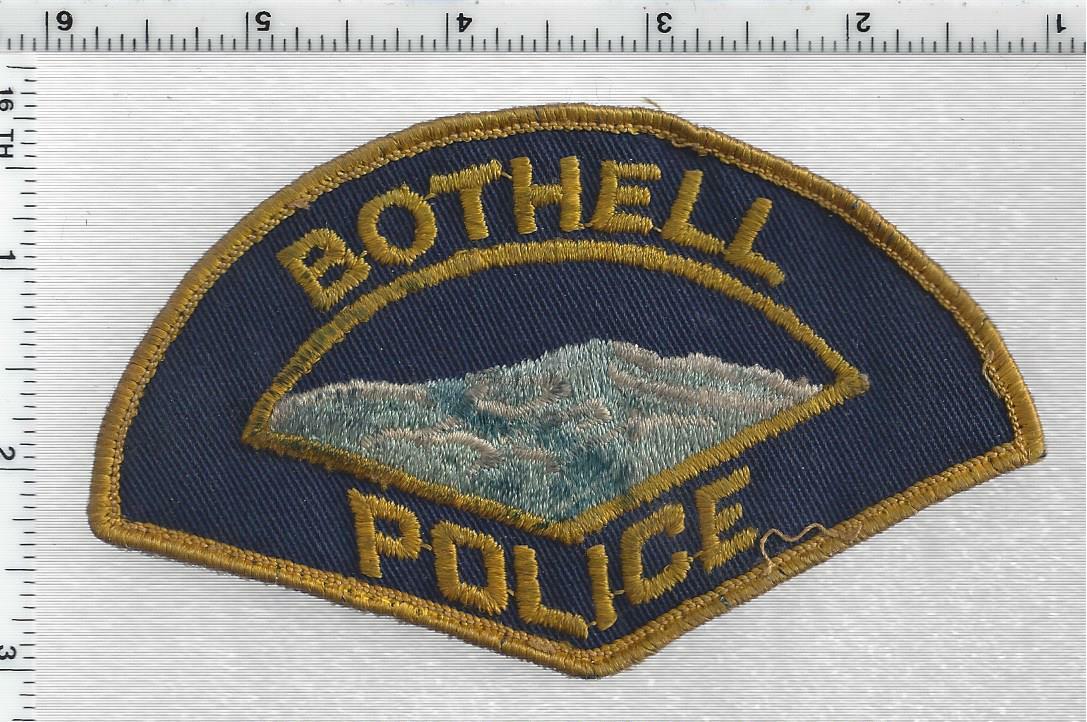 Bothell Police (Washington) 1st Issue Uniform Take-Off Shoulder Patch ...