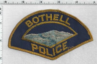 Bothell Police (Washington) 1st Issue Uniform Take-Off Shoulder Patch ...
