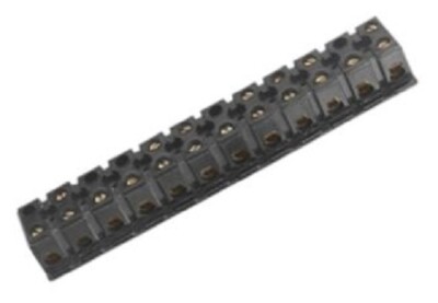 Clipsal BLUE POINT CONNECTOR STRIP 20A 250V 12-Terminals, Double Entry ...