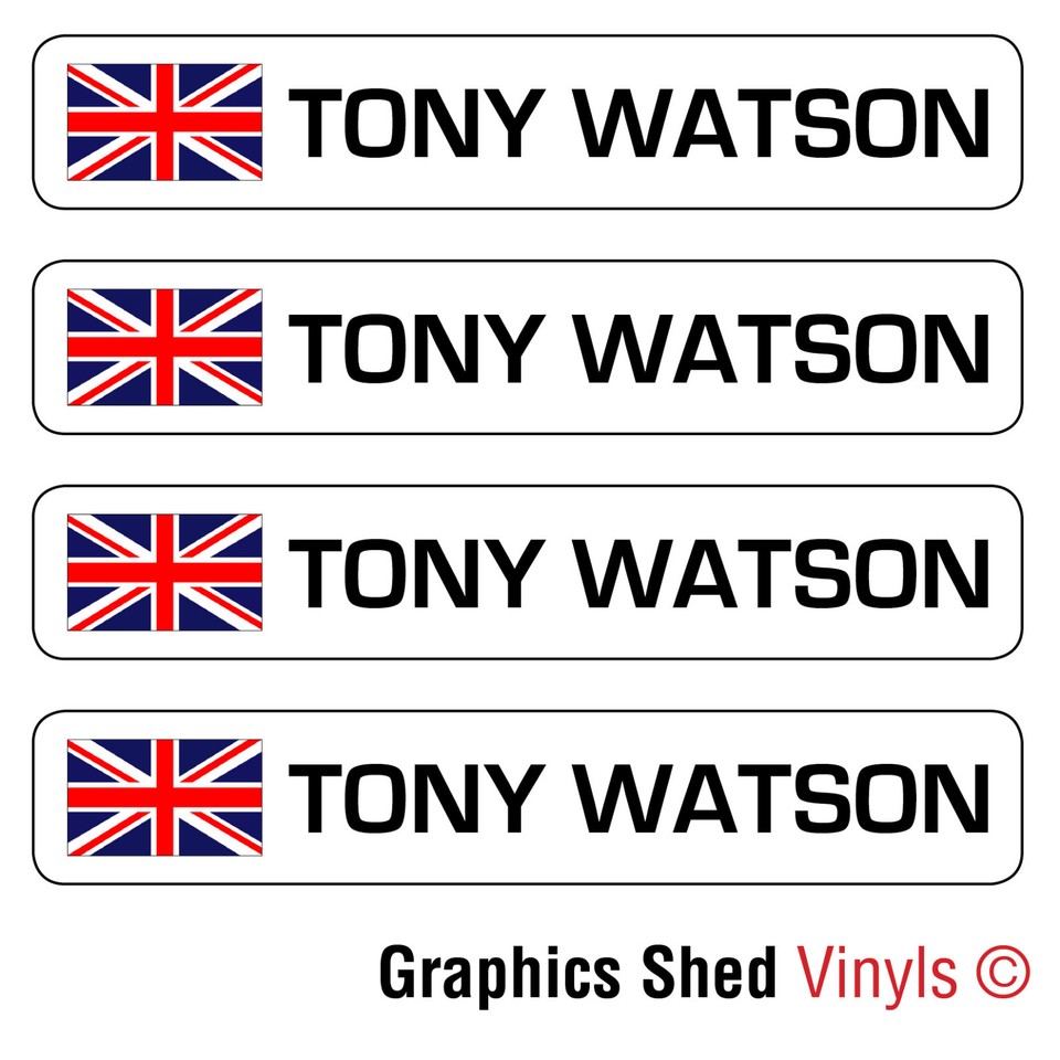 6 x PERSONALISED BIKE FRAME NAME STICKERS ROAD CYCLE CYCLING FRAME ...
