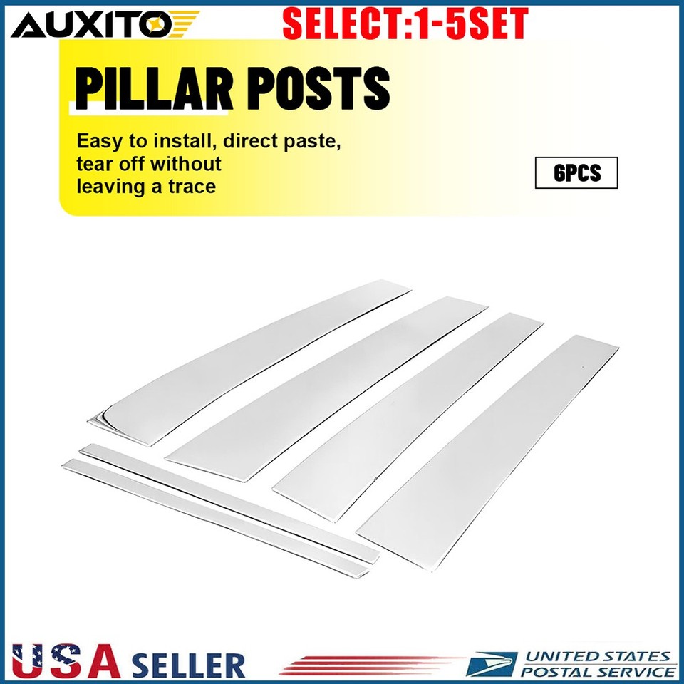 For Honda Accord 2008 2009 2010 2011 2012 Chrome Door Pillar Post ...