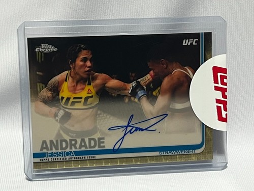 2019 Topps Chrome UFC Jessica Andrade Auto SuperFractor FA-JA 1/1 | eBay