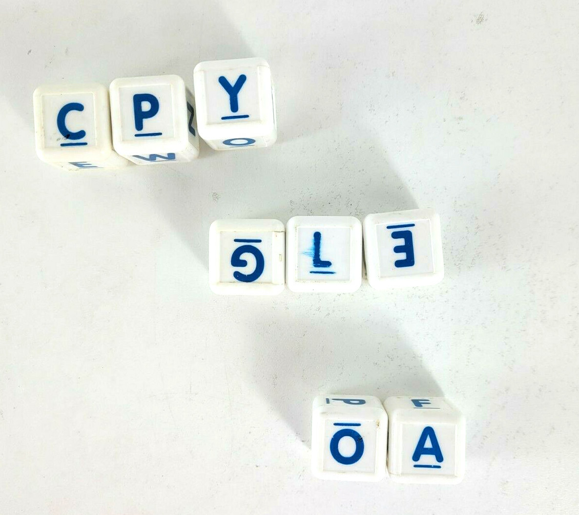 Hasbro Game Boggle Jr Replacement Pieces Letter Cubes ~ 8 | eBay