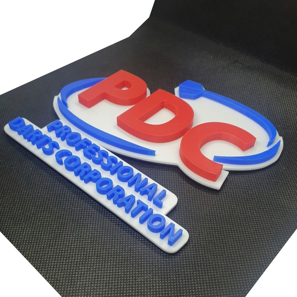Professional Darts Corporation themed (PDC) Darts sign 3d Printed ...