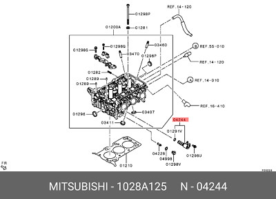 Genuine OE Valve Oil Feeder Control 1028A125 for Mitsubishi 1028-A125 ...