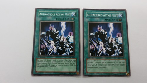 2x AUTONOMOUS ACTION UNIT SPELL MFC-032 1ST EDITION COMMON YUGIOH NM | eBay